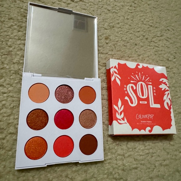 Colourpop | Makeup | Brand New Colourpop Sol Eyeshadow Palette Vibrant ...